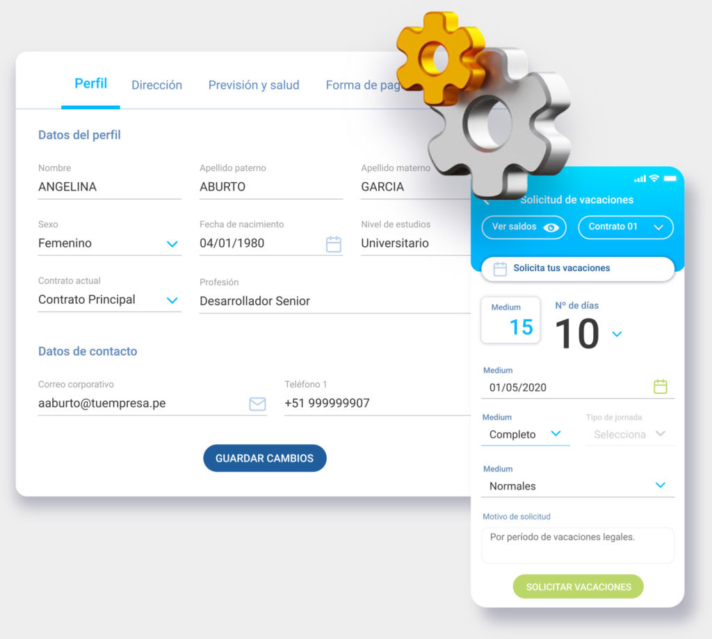Rex+ - Software de recursos humanos